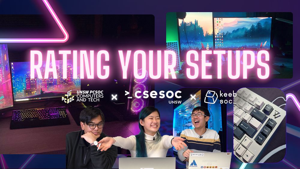 Rating YOUR Setups (ft. PCSoc and KeebSoc)